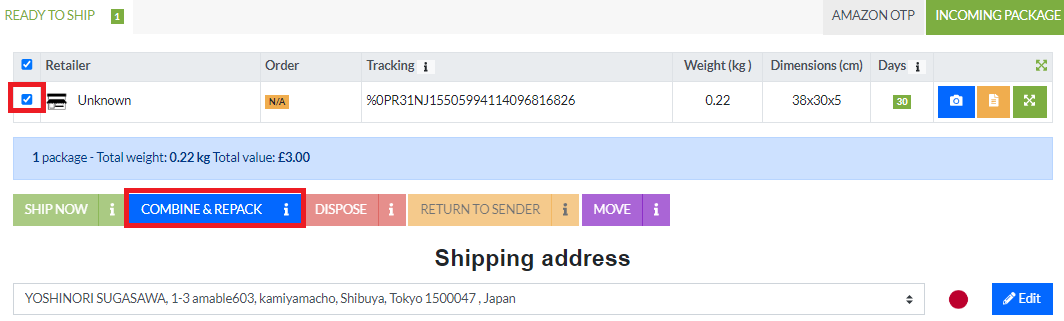 Why are some packages marked as "Repacking Required"? – forward2me support